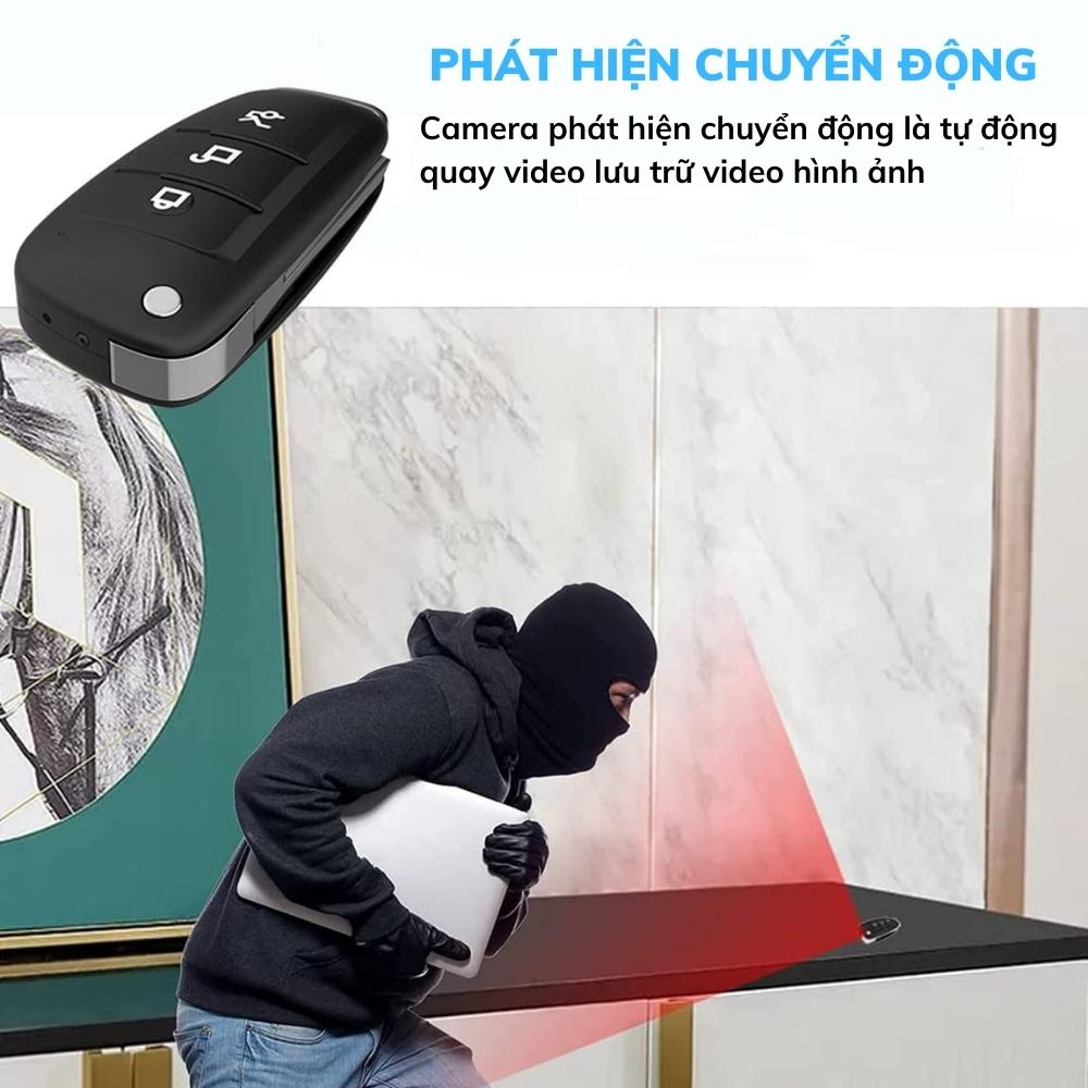 Móc khóa Camera S820 ngụy trang chìa khóa ô tô quay phim Full HD1080P ...